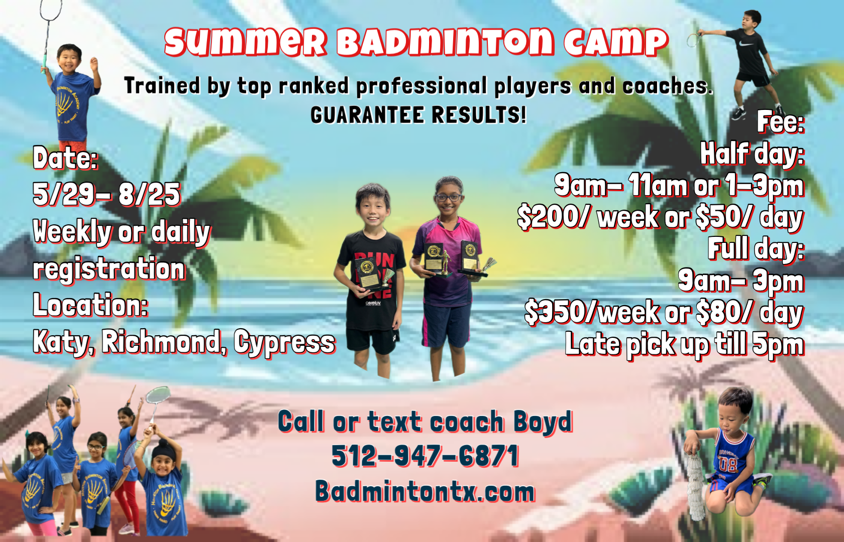 Summer Camp is Here – Houston Badminton Academy