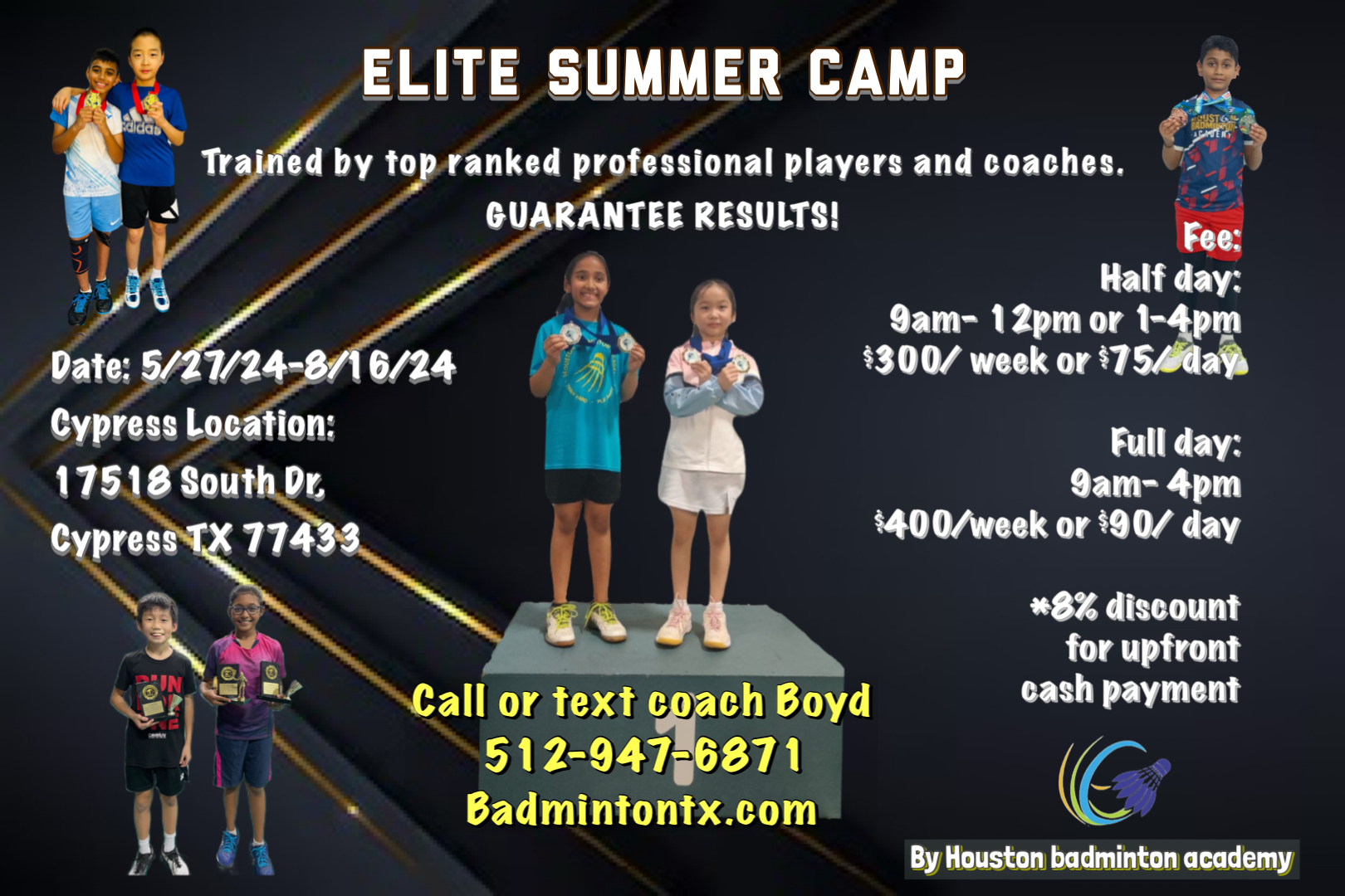 Elite Badminton Summer Camp – Houston Badminton Academy